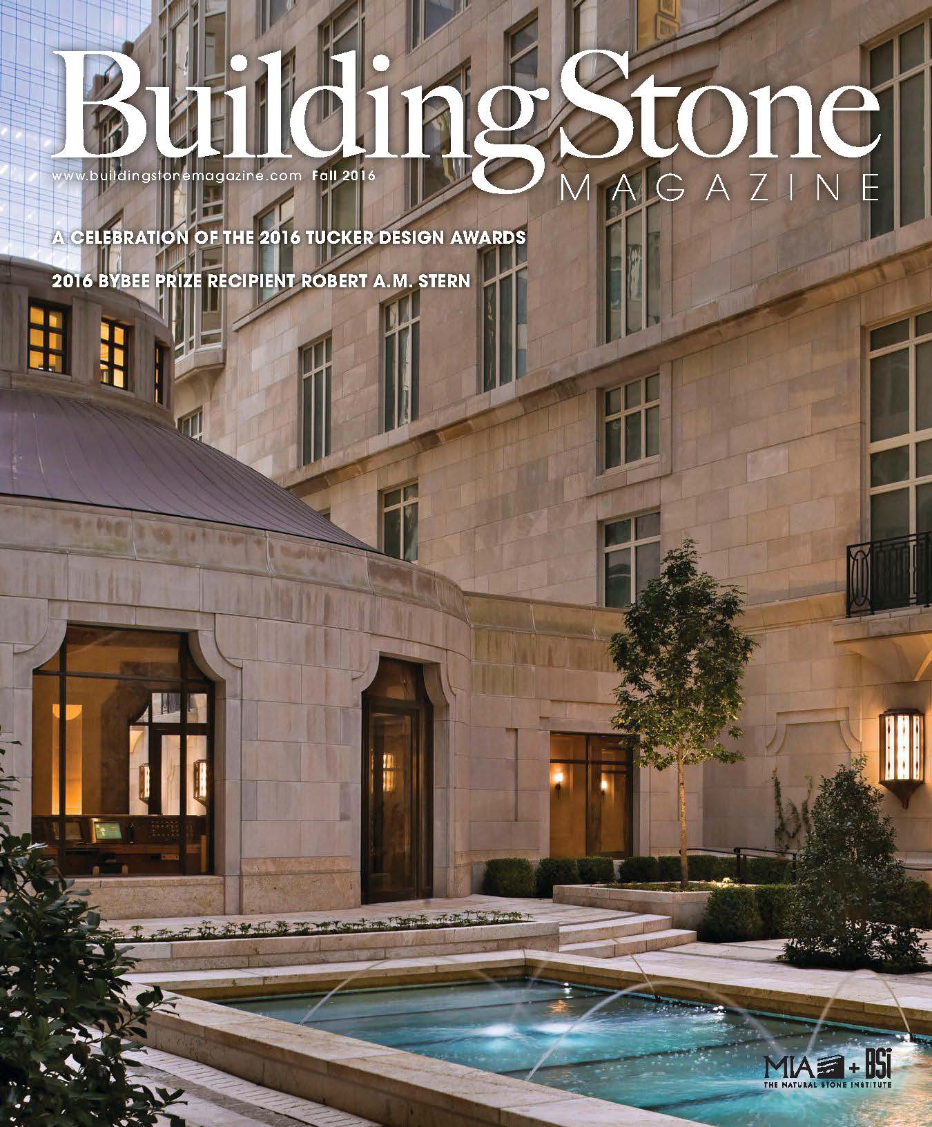 Building Stone Magazine: A Celebration of the 2016 Tucker Design Awards ...